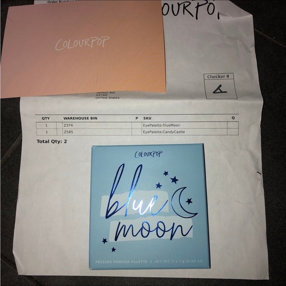 Colourpop | Makeup | Colourpop Cosmetics Blue Moon Shadow Palette ...